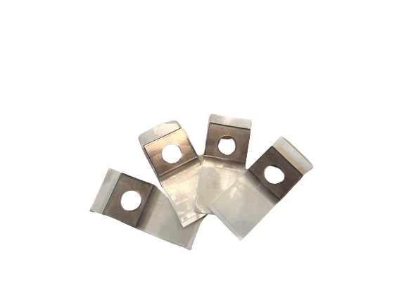 Hang Tabs 1" x 2" Round 15Mil Clear Permanent Adhesive | LPM Systems